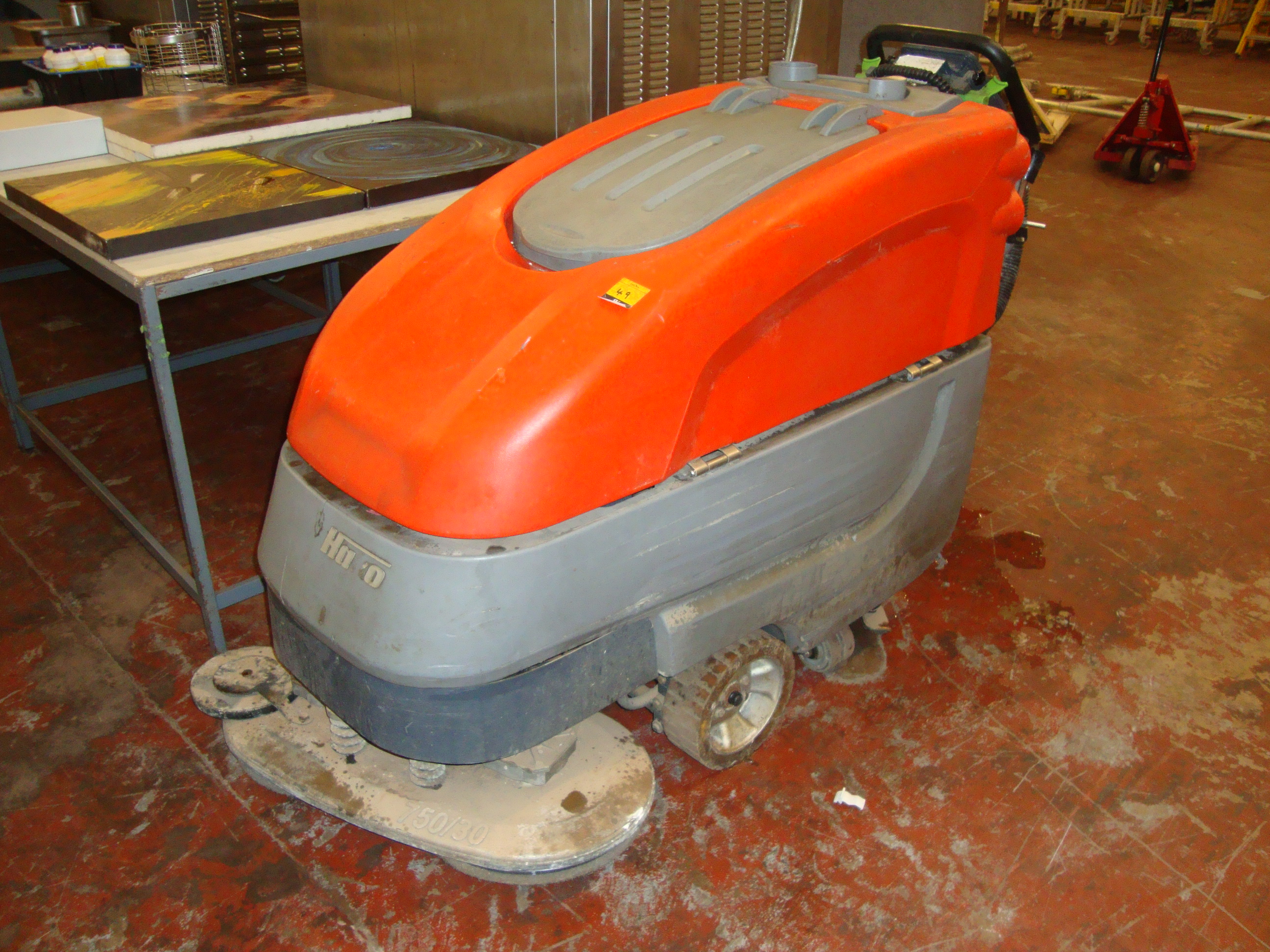 Hako Hakomatic model B90 electric floor polishing/cleaning/scrubbing ...