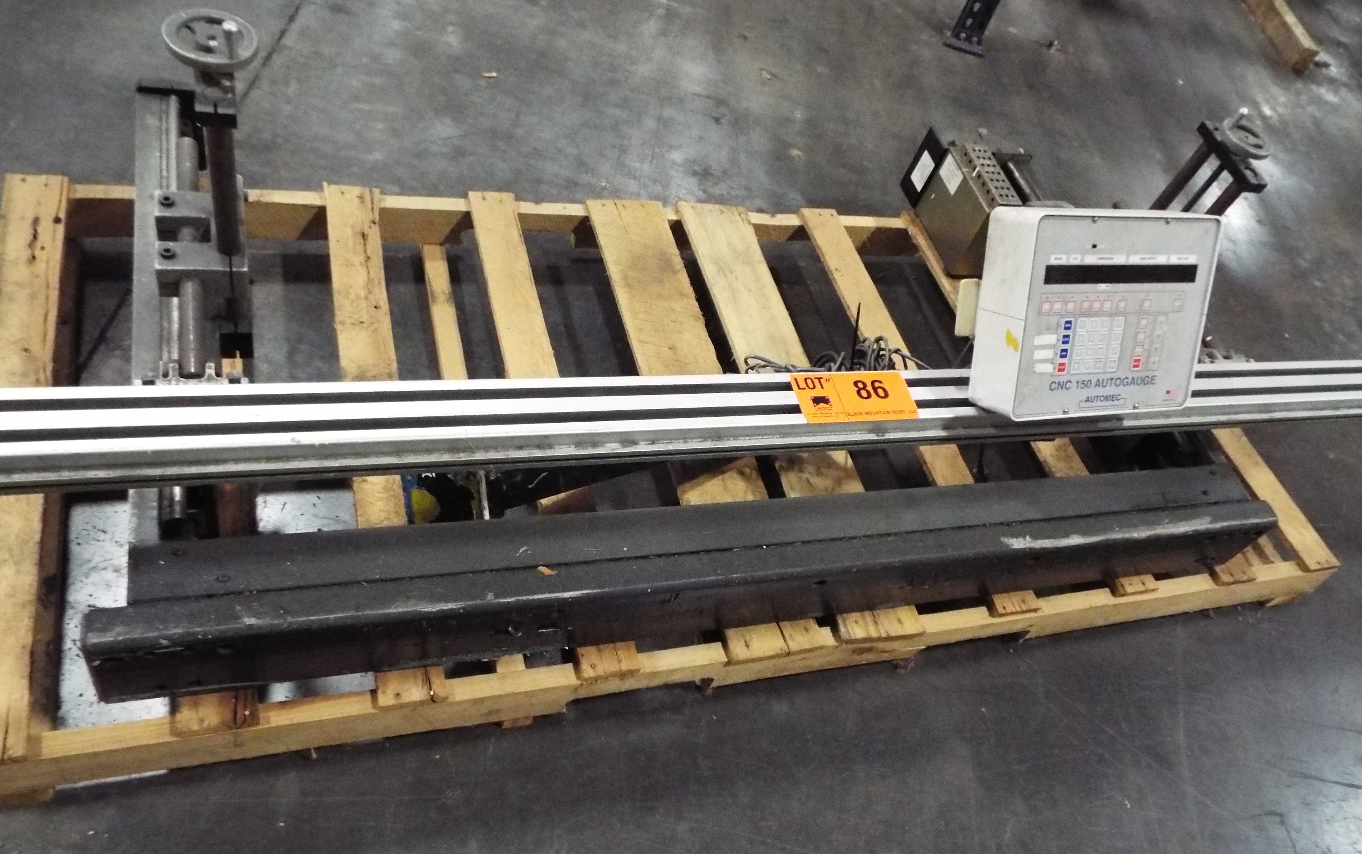 { Choice of lots: 86, 87 } } AUTOMEC CNC 150 AUTOGAUGE CNC BACK GAUGE