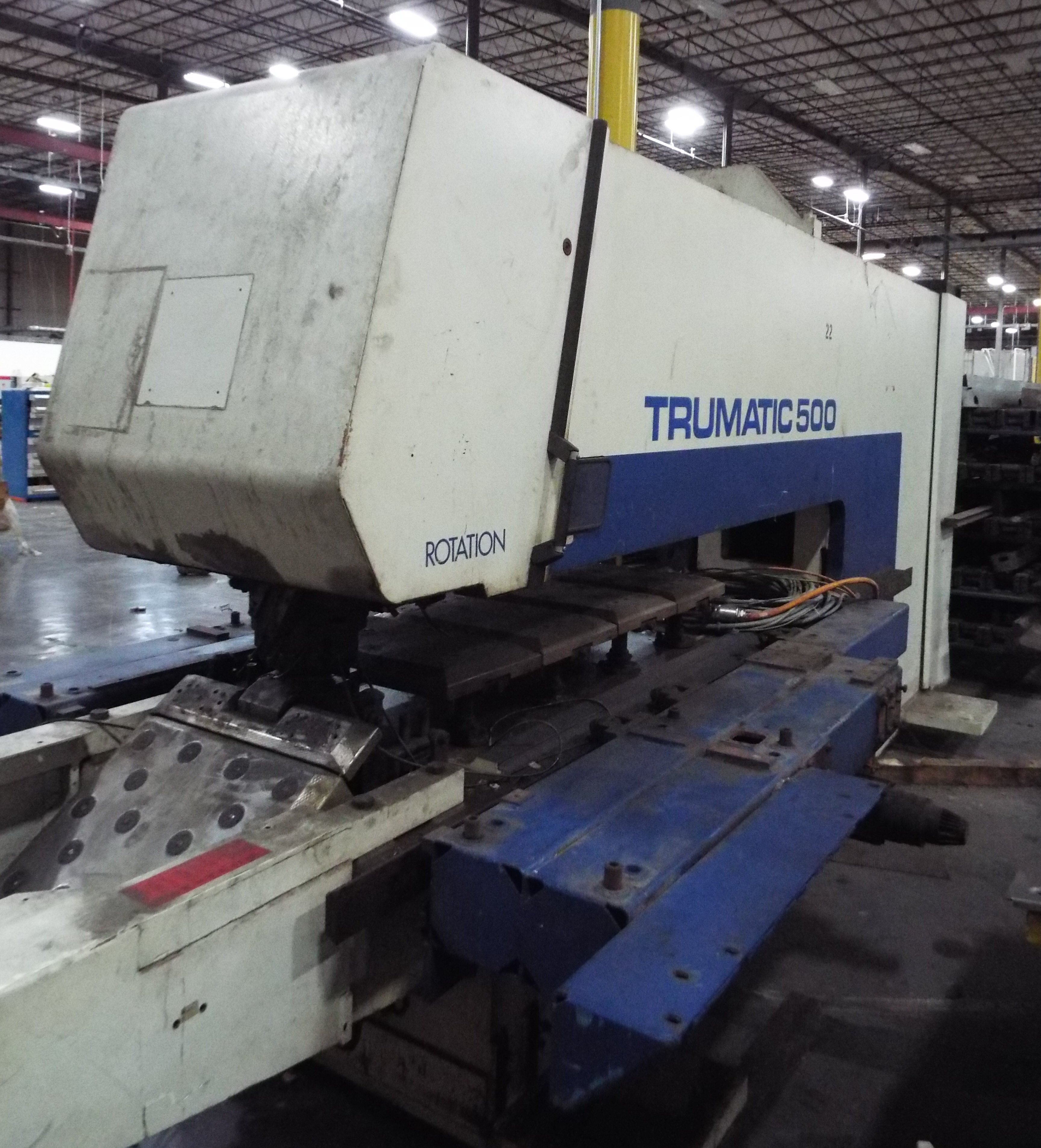 TRUMPF TRUMATIC 500 CNC TURRET PUNCH PRESS WITH CNC CONTROL, 22 TON ...