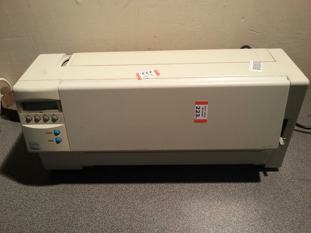 TALLY T2240/24 A4 Dot matrix Printer - Powers On