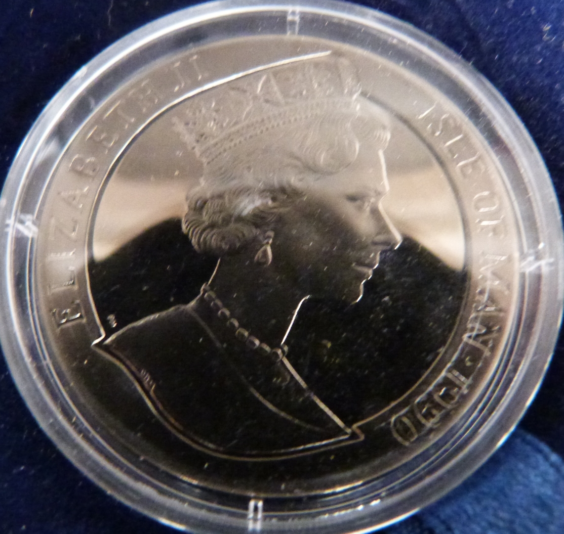 Three Pobjoy Mint cased silver coin sets comprising a proof 25th ...