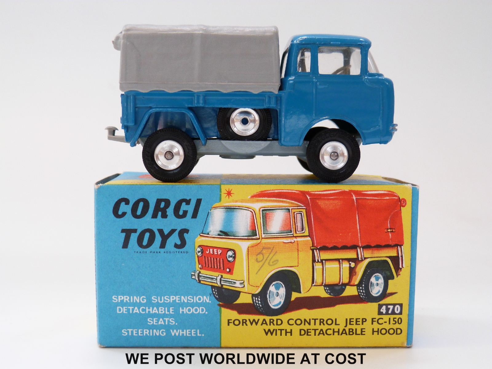 Corgi Toys diecast model Forward Control Jeep FC-150, 470, with light ...