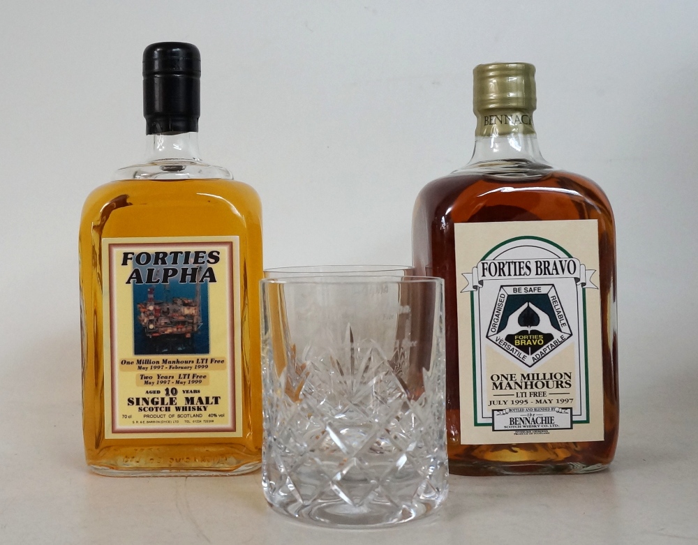 FORTIES ALPHA & FORTIES BRAVO 2 bottles. FORTIES ALPHA 10 Year Old ...