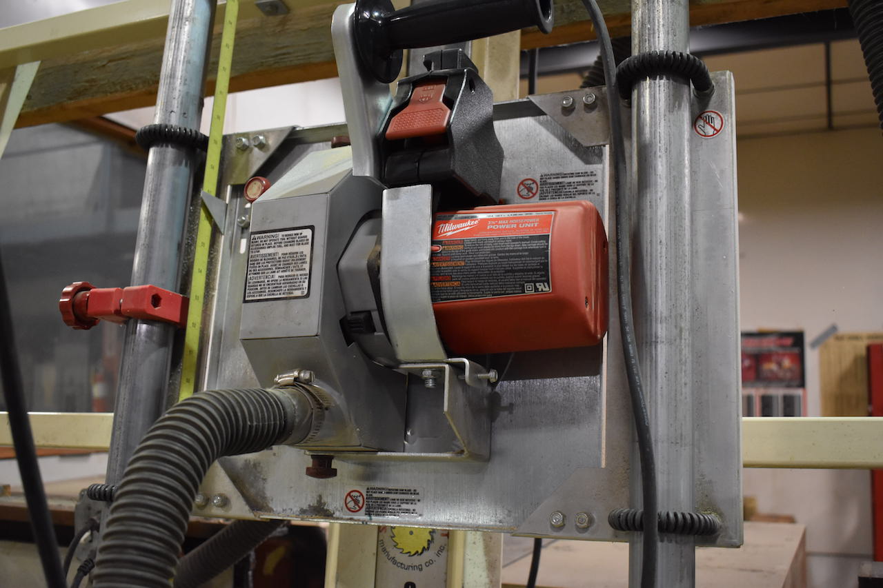 Safety Speed Cut 60 in. x 120 in. Vertical Panel Saw, with Milwaukee 3 ...