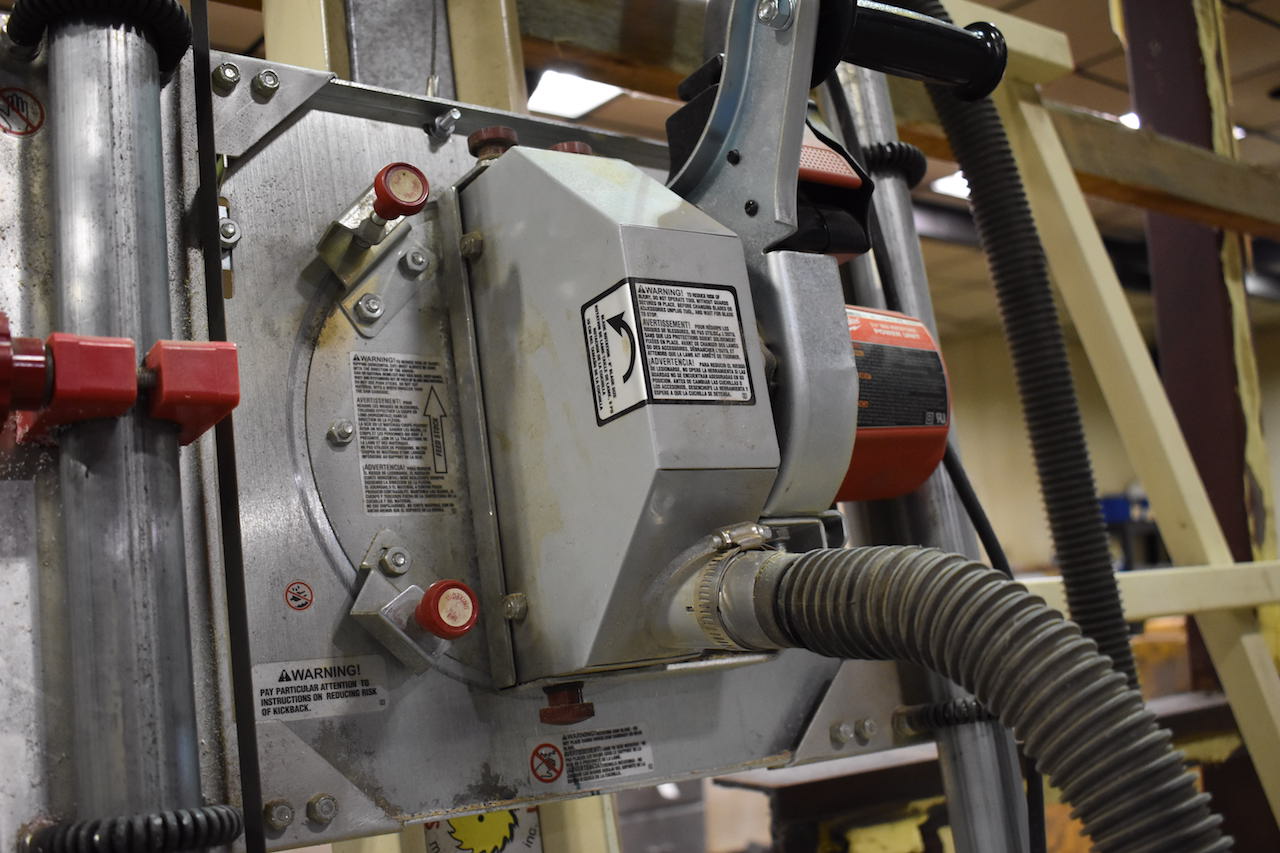 Safety Speed Cut 60 in. x 120 in. Vertical Panel Saw, with Milwaukee 3 ...