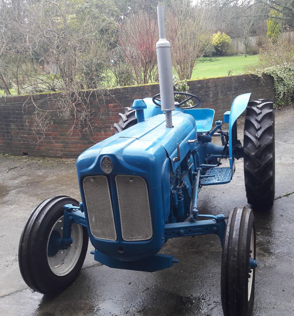 Circa 1950's Fordson Dexter tractor. 3 cylinder diesel with take-off ...