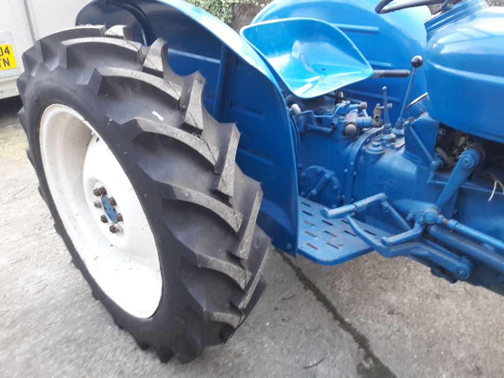 Circa 1950's Fordson Dexter tractor. 3 cylinder diesel with take-off ...