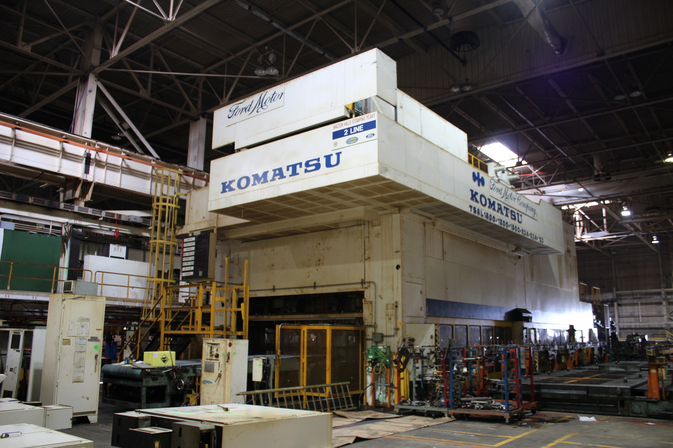 1990 Komatsu Mdl: TS8L1800/1200-1500-234"-234"x120" 4500 Ton Transfer ...