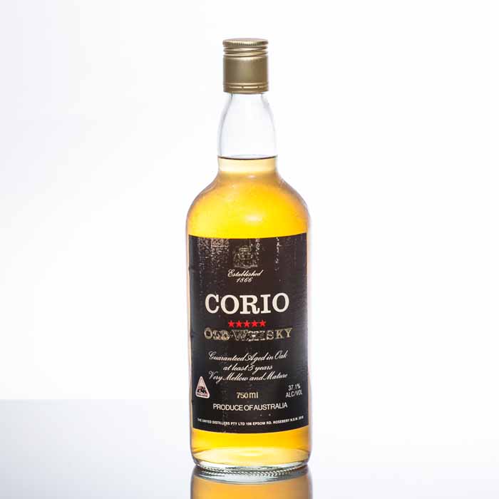 CORIO FIVE STAR Australian Whisky, 'Guaranteed Aged in Oak at least 5 ...