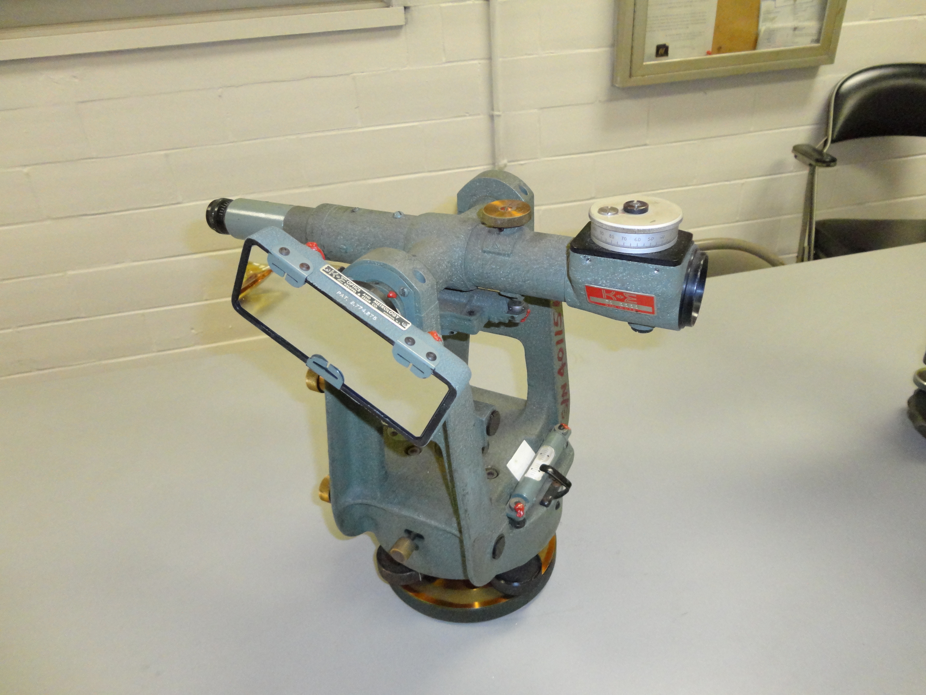 Keuffel & Esser Transit Stand with 2 Jig Transits K&E & Brunson Level Scope