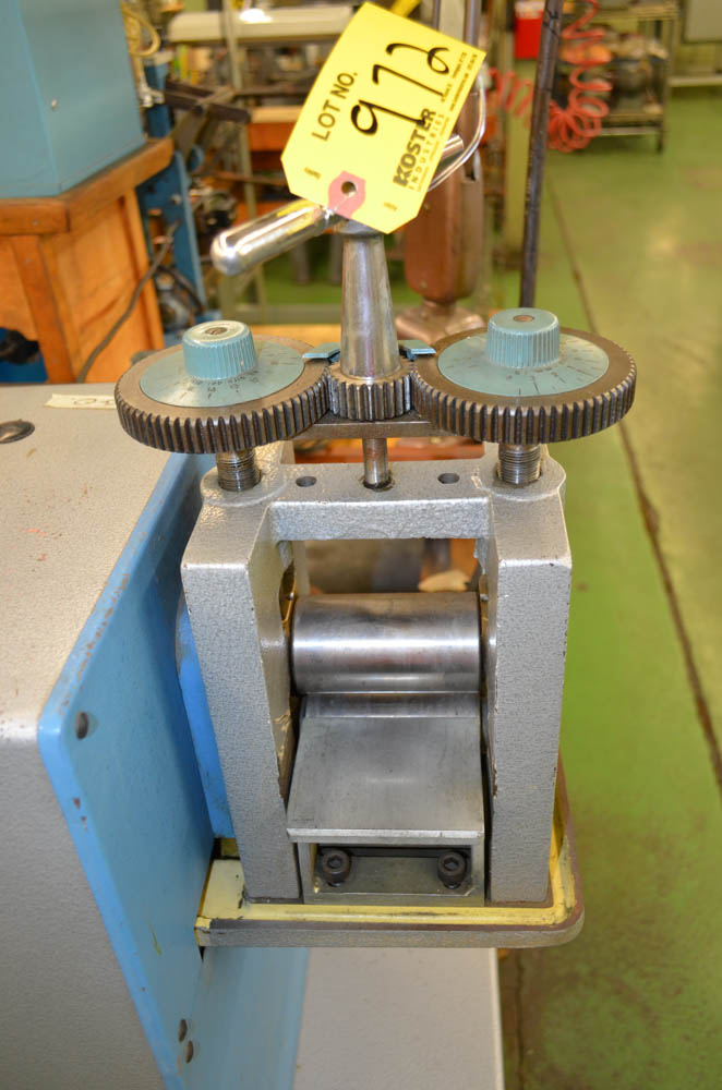 CAVALLIN ROLLING MILL, WITH 4" DIAMETER ROLLS, S/N: N/A (WILL DO FLAT ...