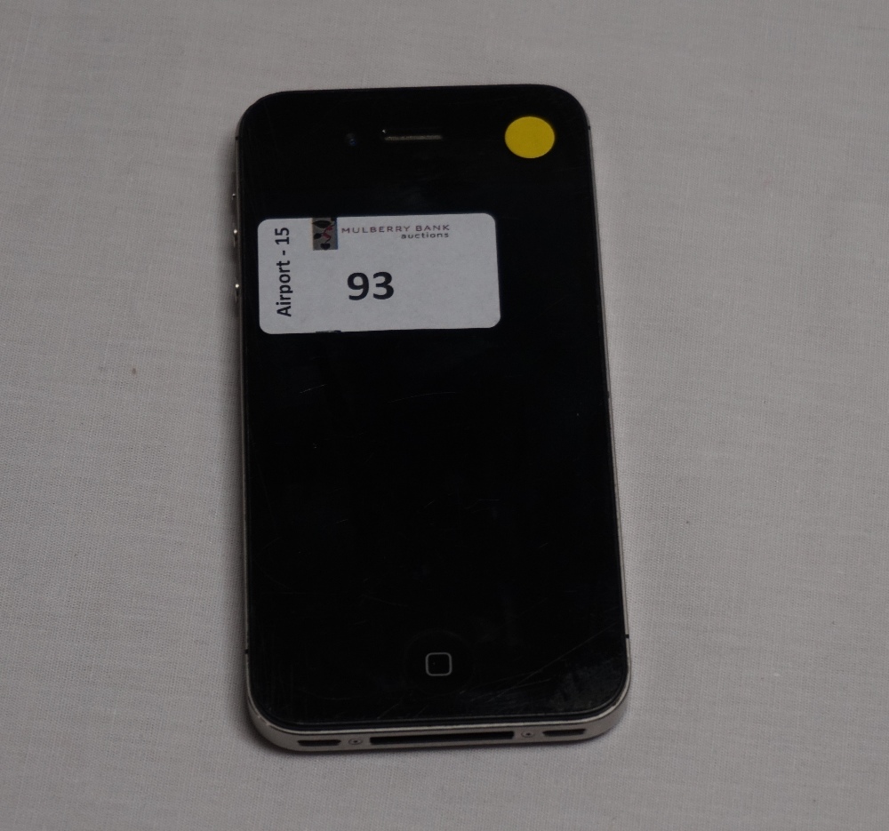 APPLE IPHONE 4S 8GB - MODEL A1387 IMEI:013209008862544. I-cloud ...