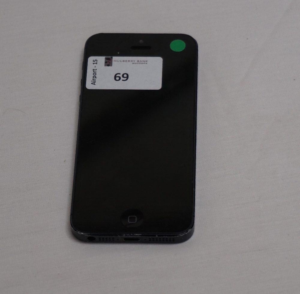 APPLE IPHONE 5 16GB - MODEL A1429 IMEI: 013630003374914. i-cloud ...