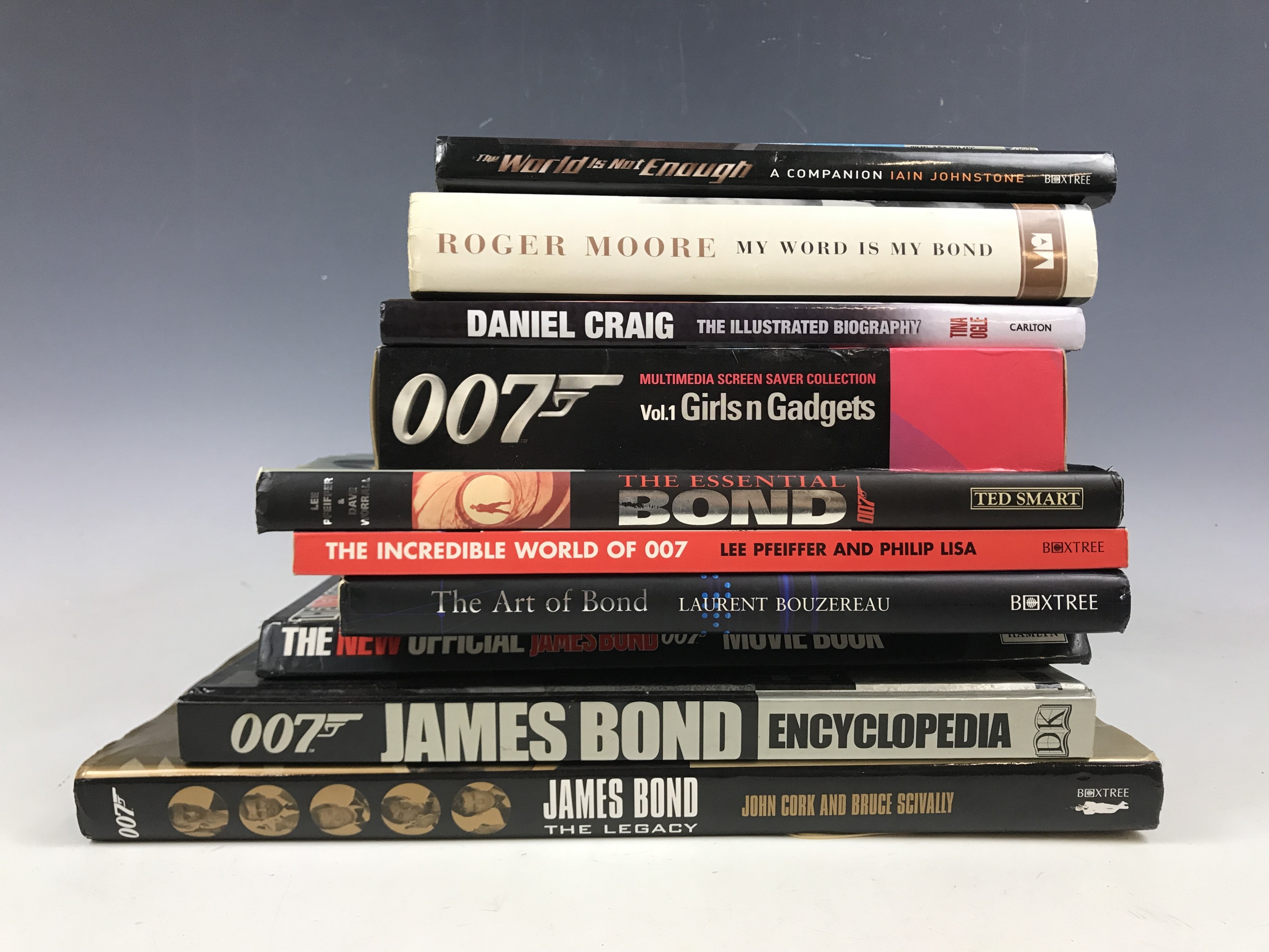 A quantity of James Bond books