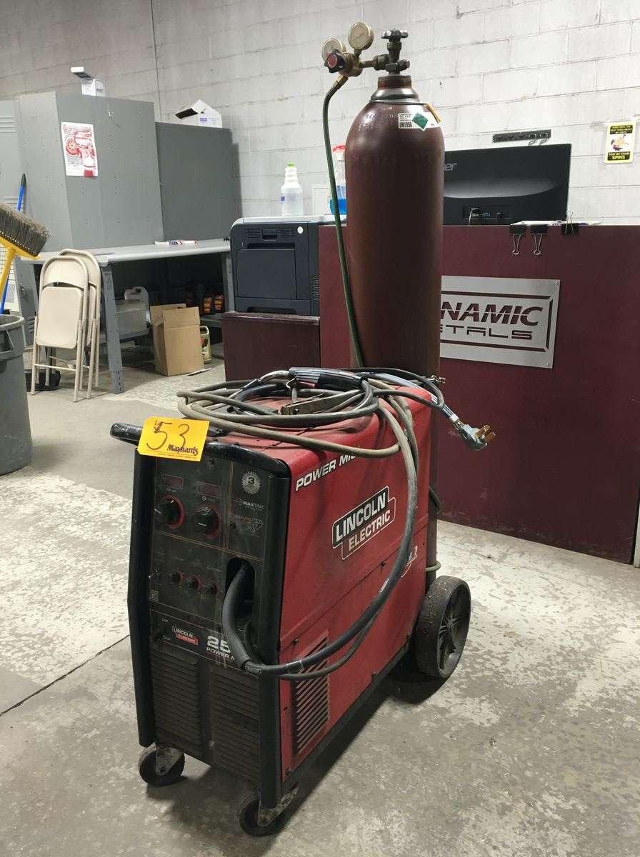 Lincoln Electric 256 Power MiG MiG Welder 10 A/10.4 V To 200 A/18V, 60% ...