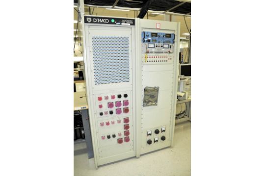 DIT-MCO MODEL 9500 AUTOMATIC TEST STATION WITH WIRE TRACK