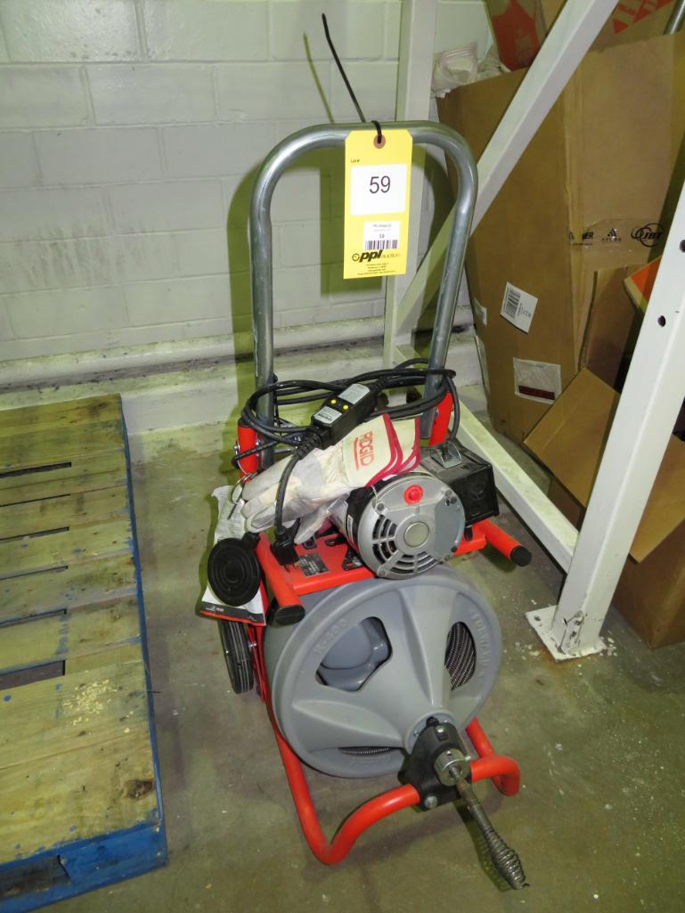Rigid Drum Machine with Bulb Auger and Gloves, Model K-400-T2. 75 ft ...