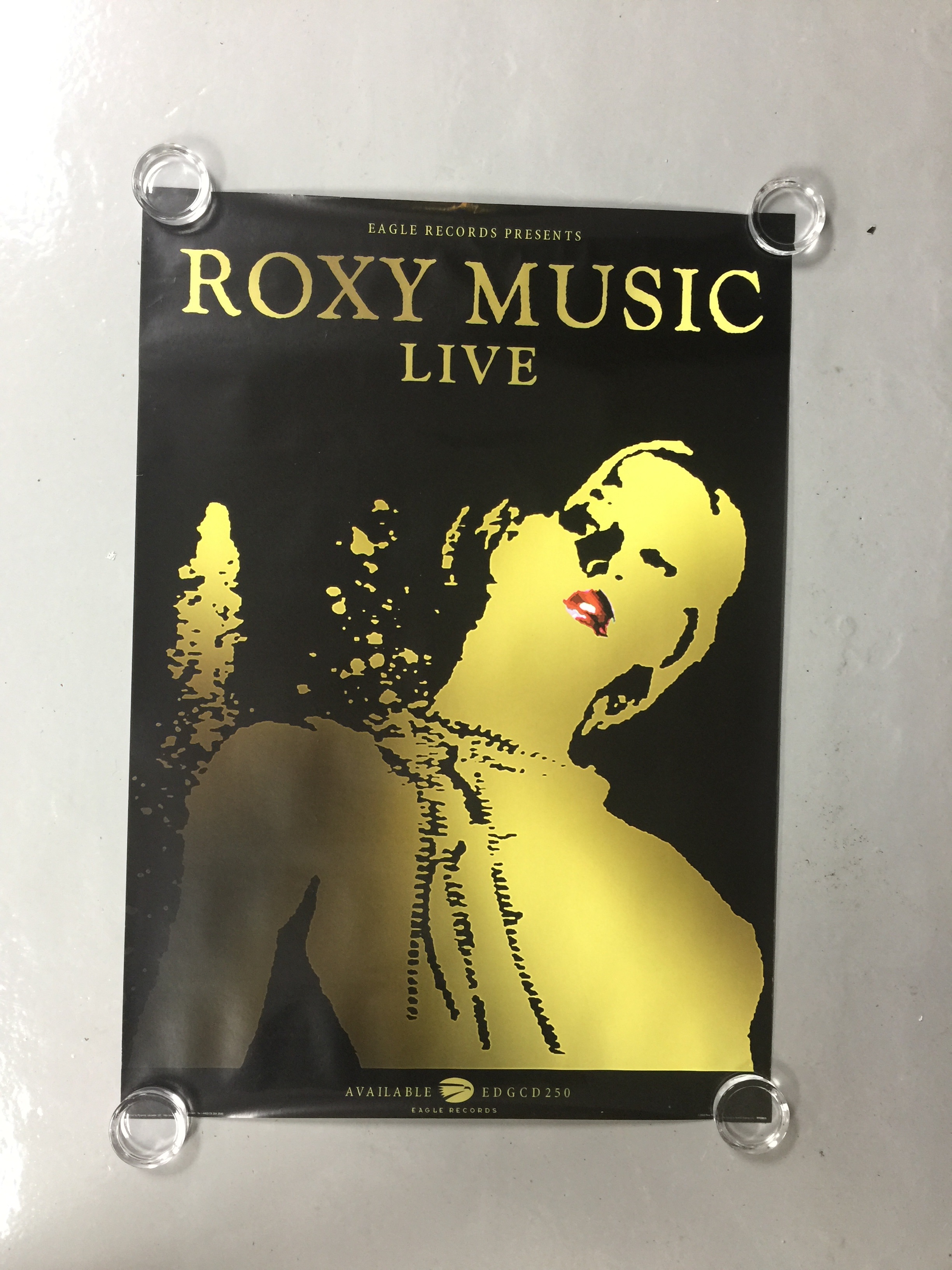 ROXY MUSIC POSTERS - Seven fantastic Roxy Music/Bryan Ferry posters of ...