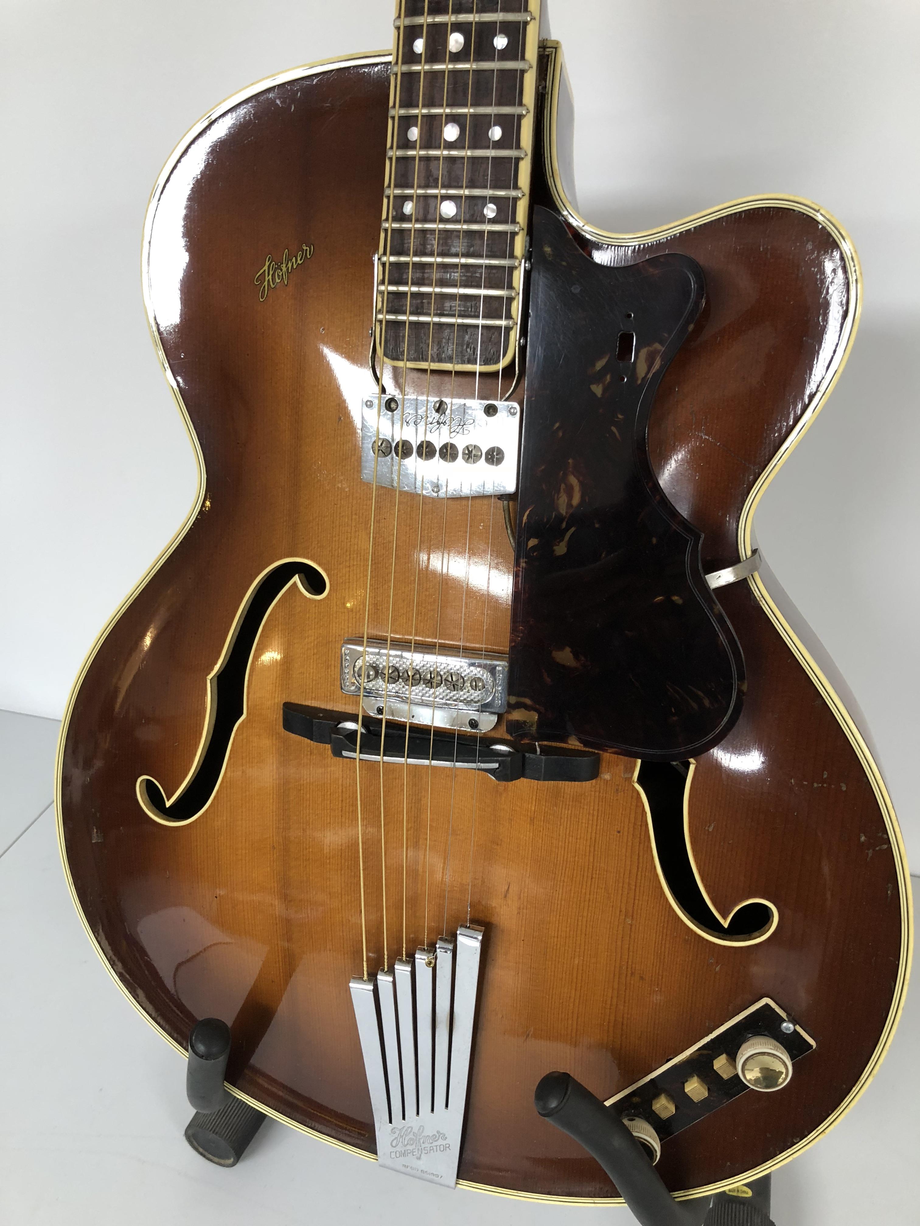 HOFNER PRESIDENT ACOUSTIC GUITAR - Lovely example of a 1959/60 Hofner ...