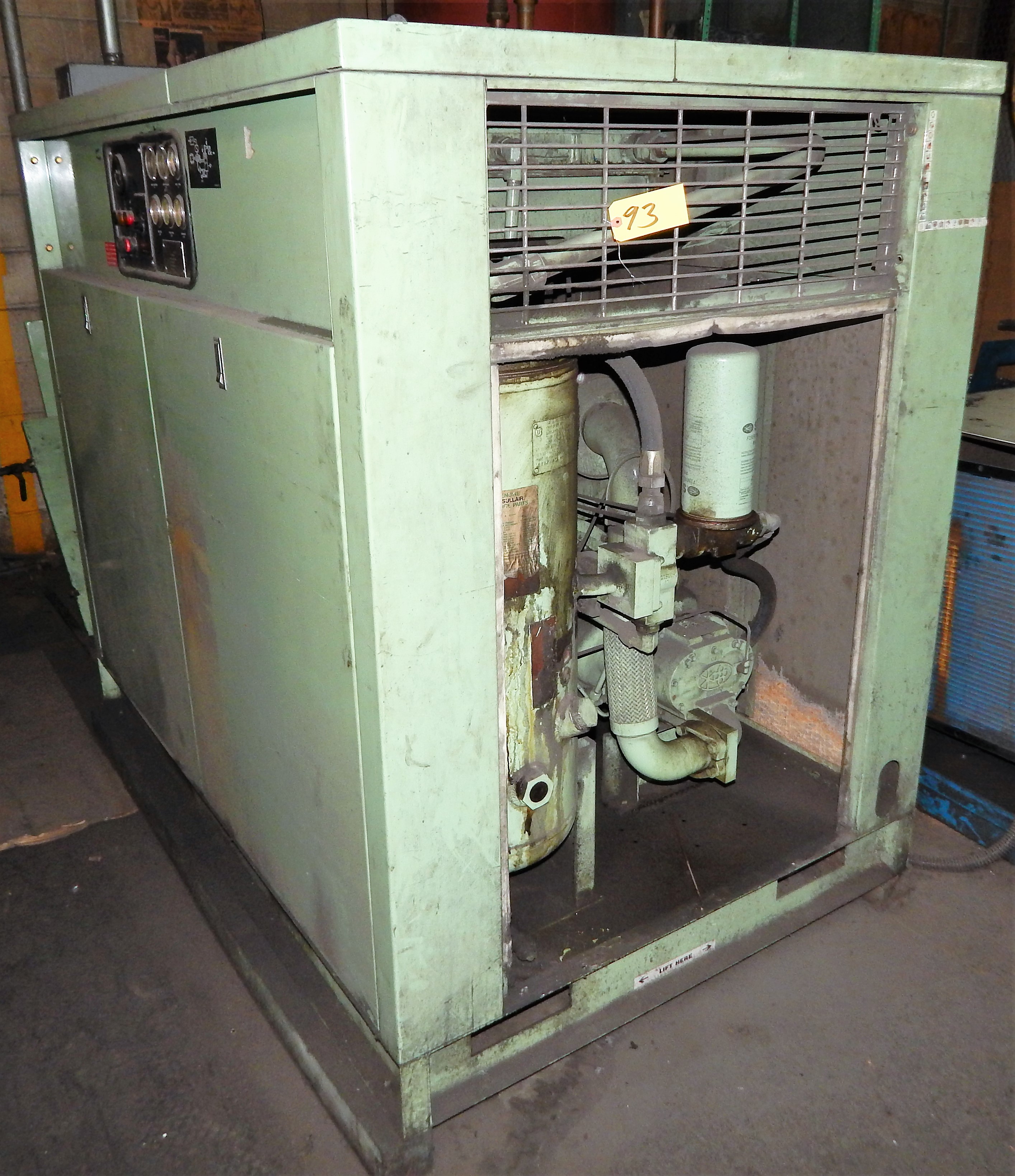 SULLAIR MDL. LS12-50H/A/SUL 50HP SCREW TYPE AIR COMPRESSOR, S/N: 003-119811