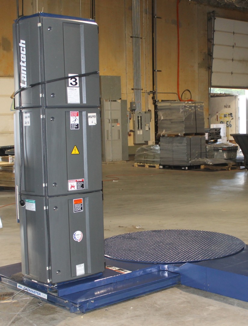 2006 LANTECH Q300 STRETCH WRAPPER/PALLET WRAPPER WITH SCALE AND DRIVE ...