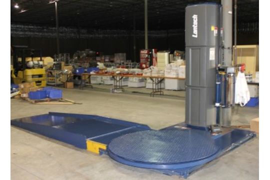 2006 LANTECH Q300 STRETCH WRAPPER/PALLET WRAPPER WITH SCALE AND DRIVE ...