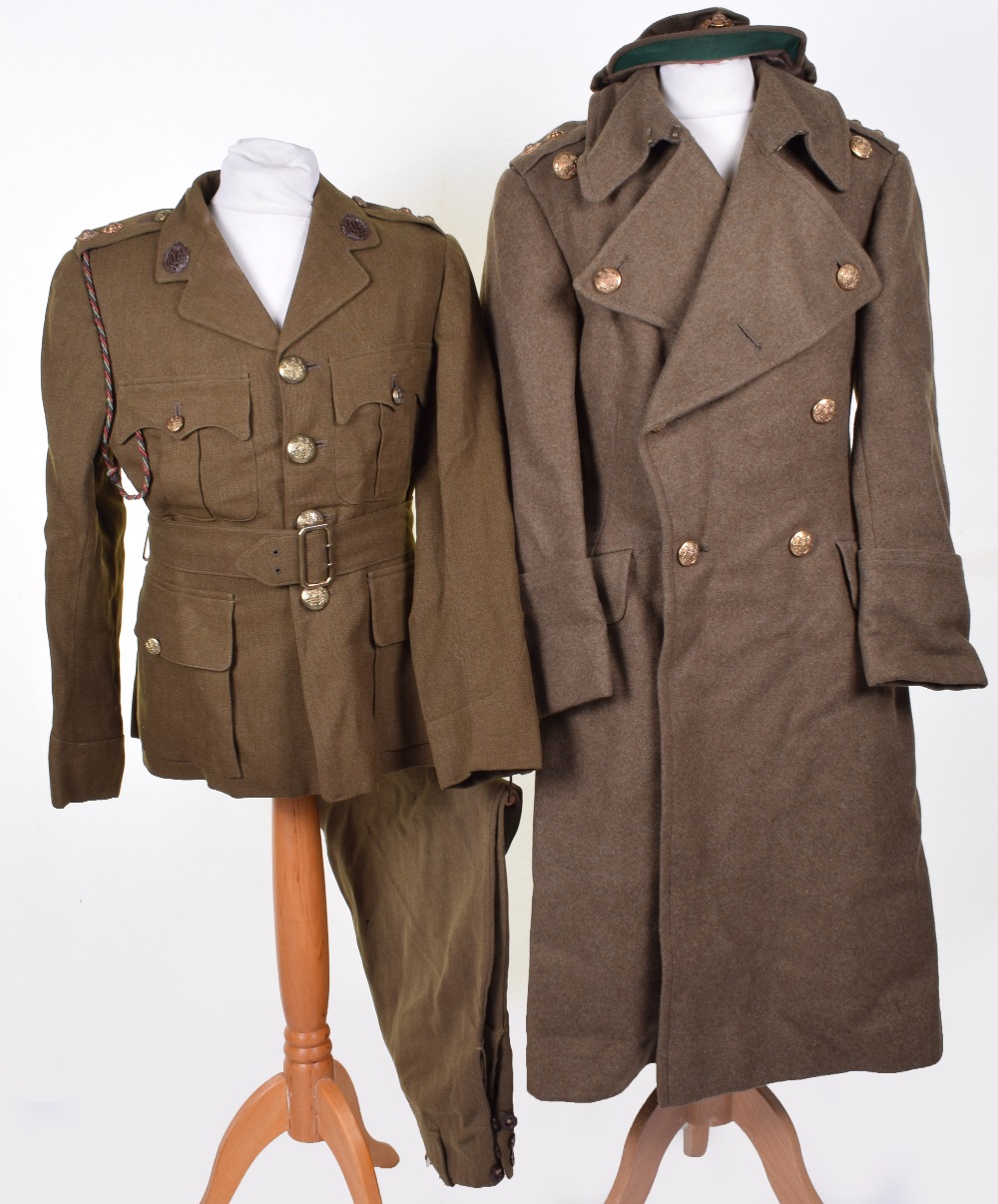 WW2 ATS Uniform Grouping, consisting of four pocket officers service ...