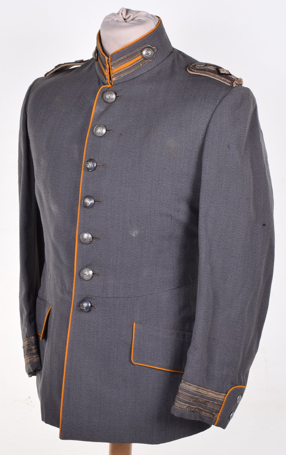 WW1 Imperial German Officers Field Grey Tunic, which has been used and ...