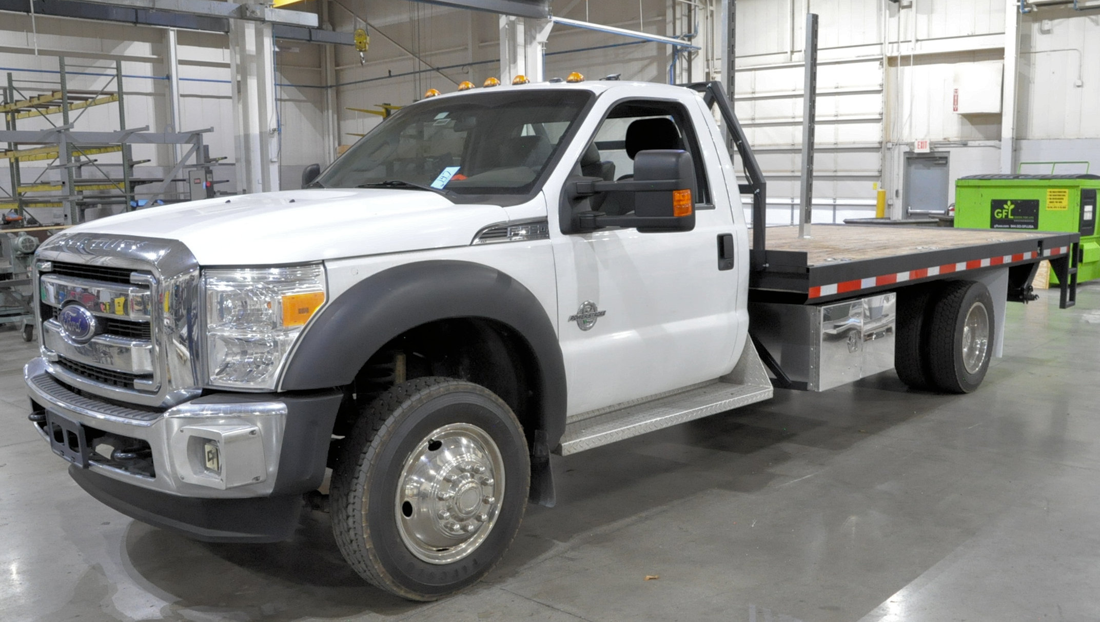 2015 Ford F550 XLT Super Duty Single Axle Dually Wheeled Flat Bed ...