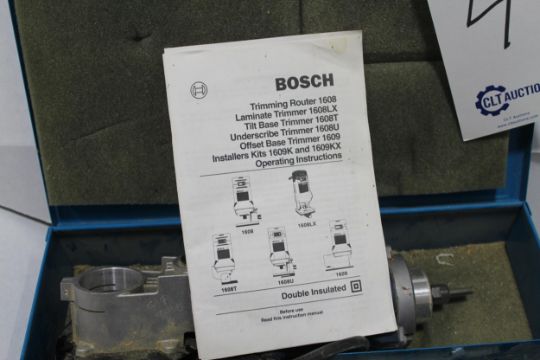 Bosch 1608 Trim Router Kit w/ Multiple Bases