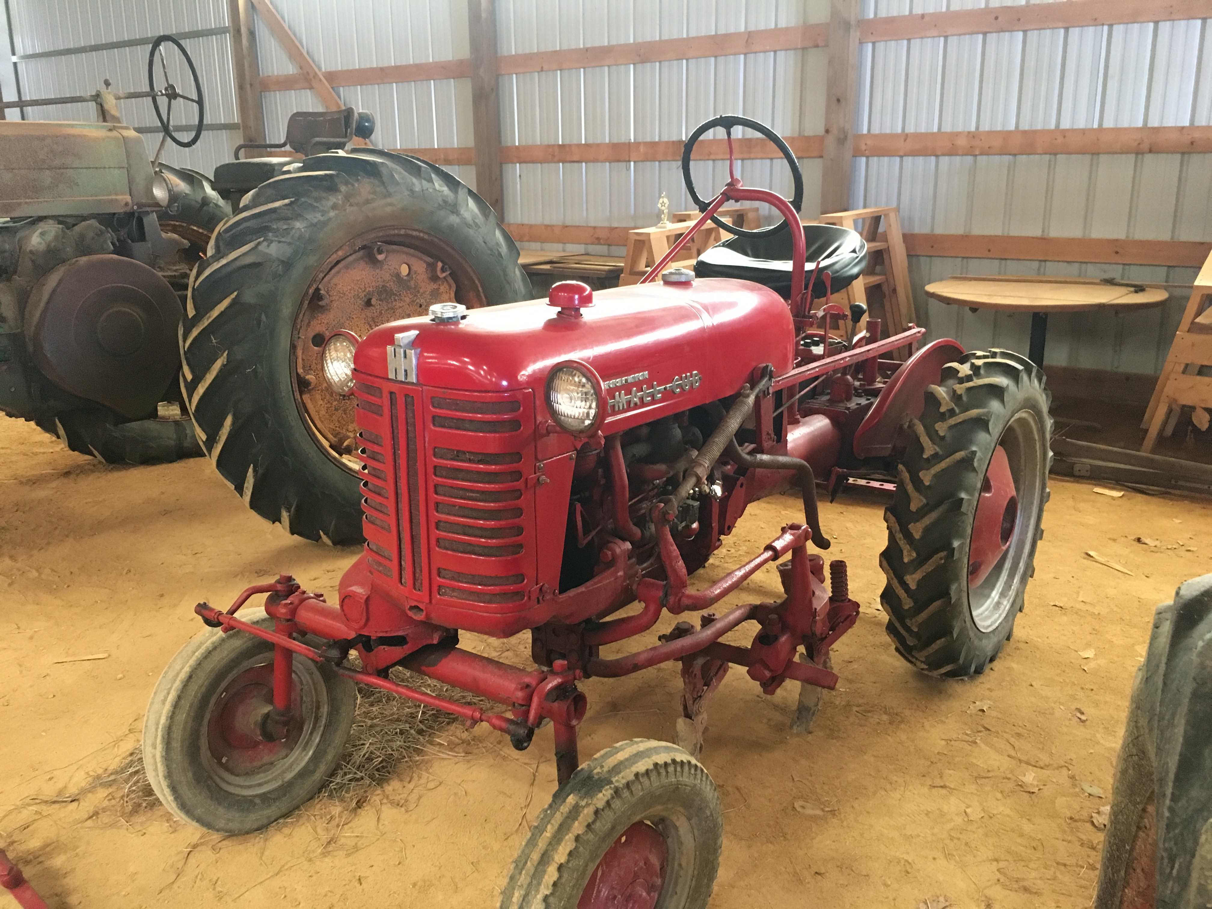 International Cub Tractor with culivators . Tractor runs great ...