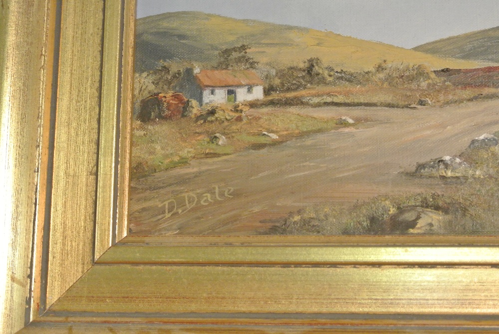 ARTWORK - A framed oil on board landscape painting by Irish Artist D ...