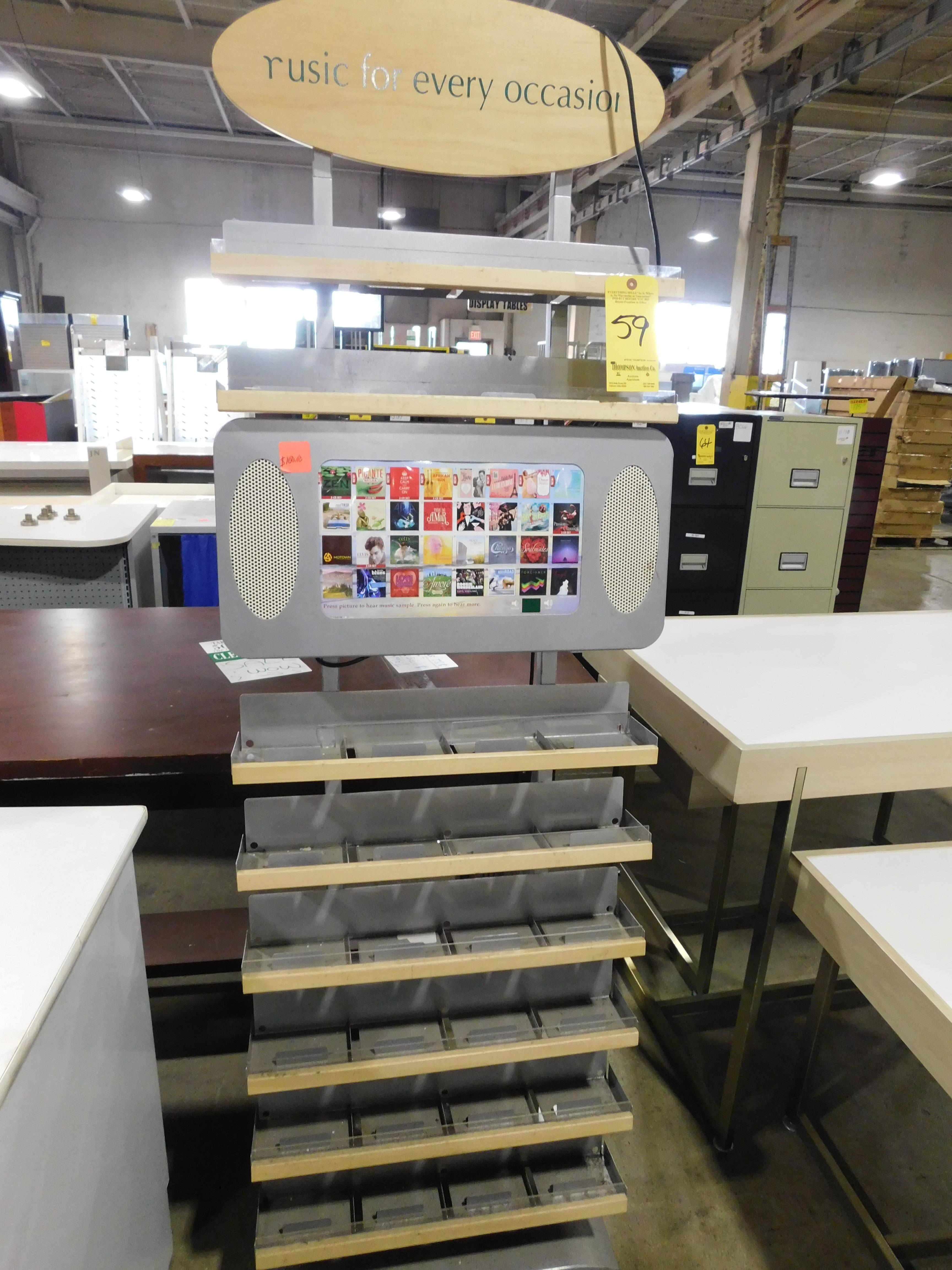 CD Display Case with Speakers