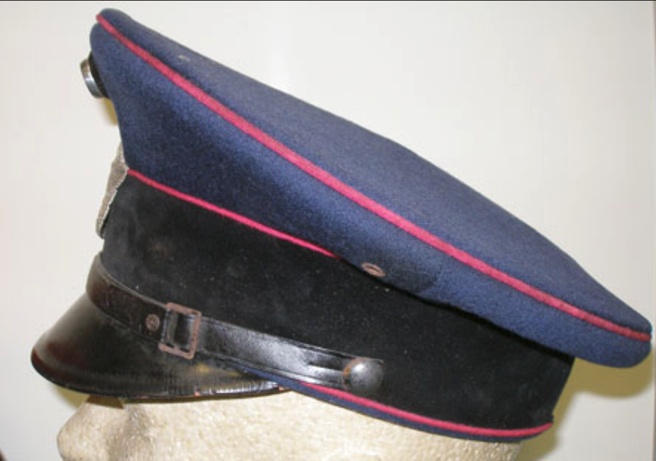 German Nazi Fire Police Visor cap A very nice, original German, Nazi ...