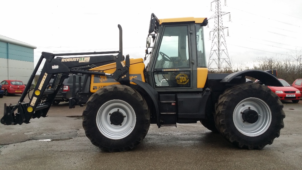 JCB 1135 4ws Fastrac Stroll Robust Loader 7490 Hrs Reg No P405 ORT Ser ...