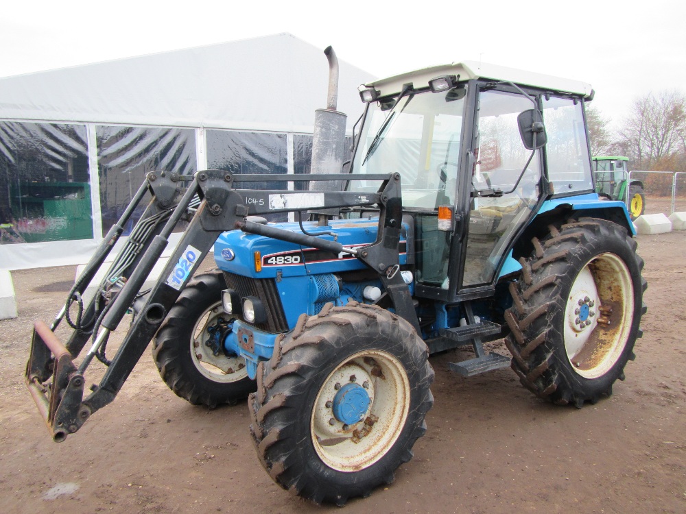Ford 4830 4wd Tractor c/w Trima Front Loader