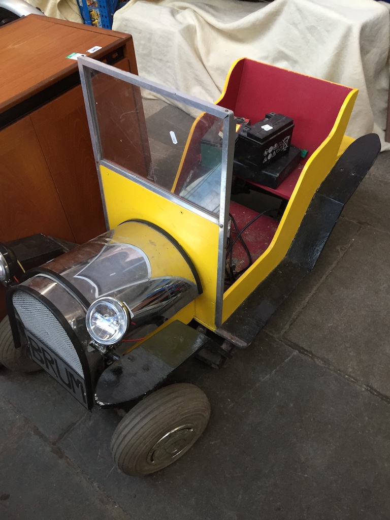 An electric model 'Brum' car