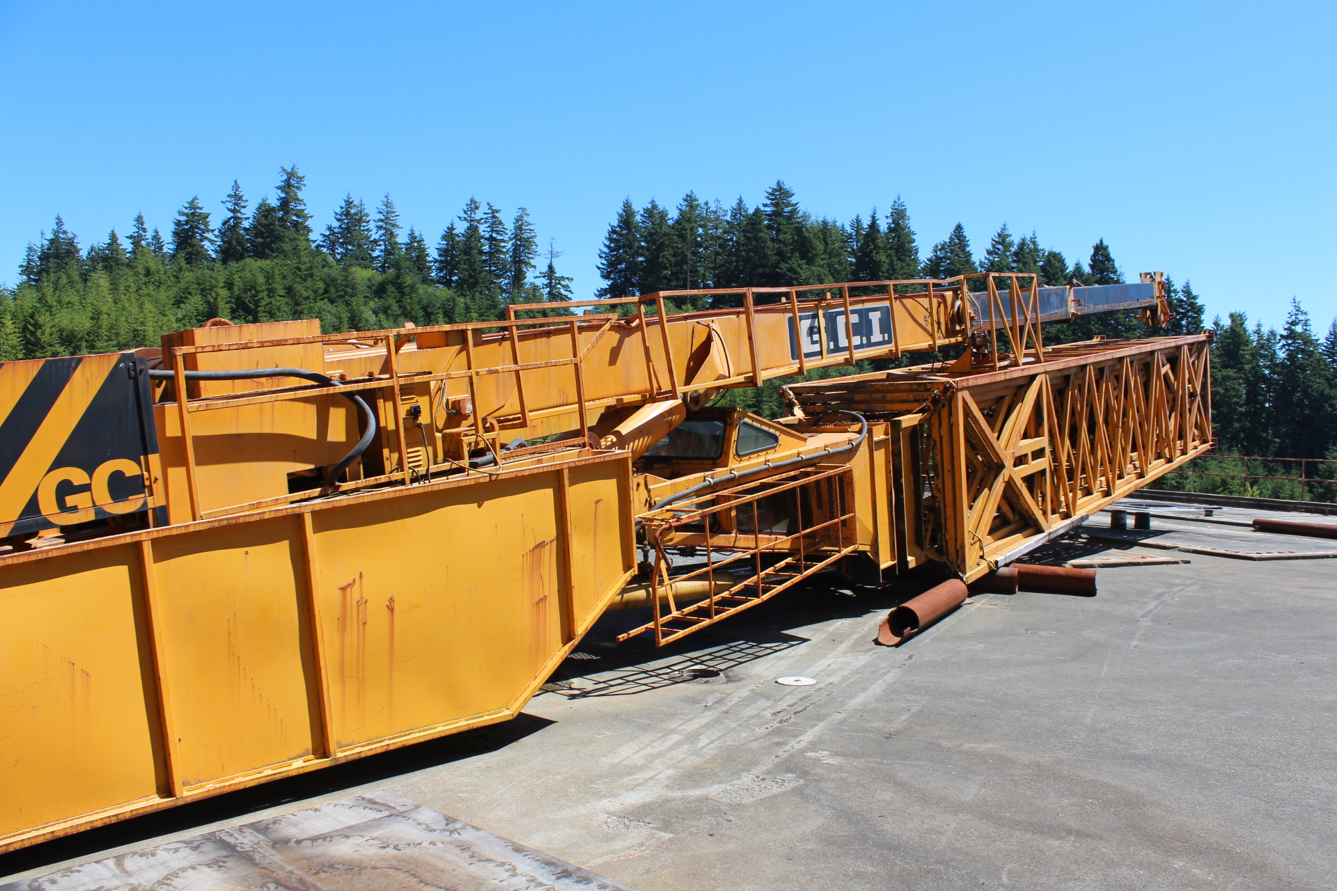 GCI Model 5400 30 Ton Capacity Tower Crane; Serial Number 1276; AC ...