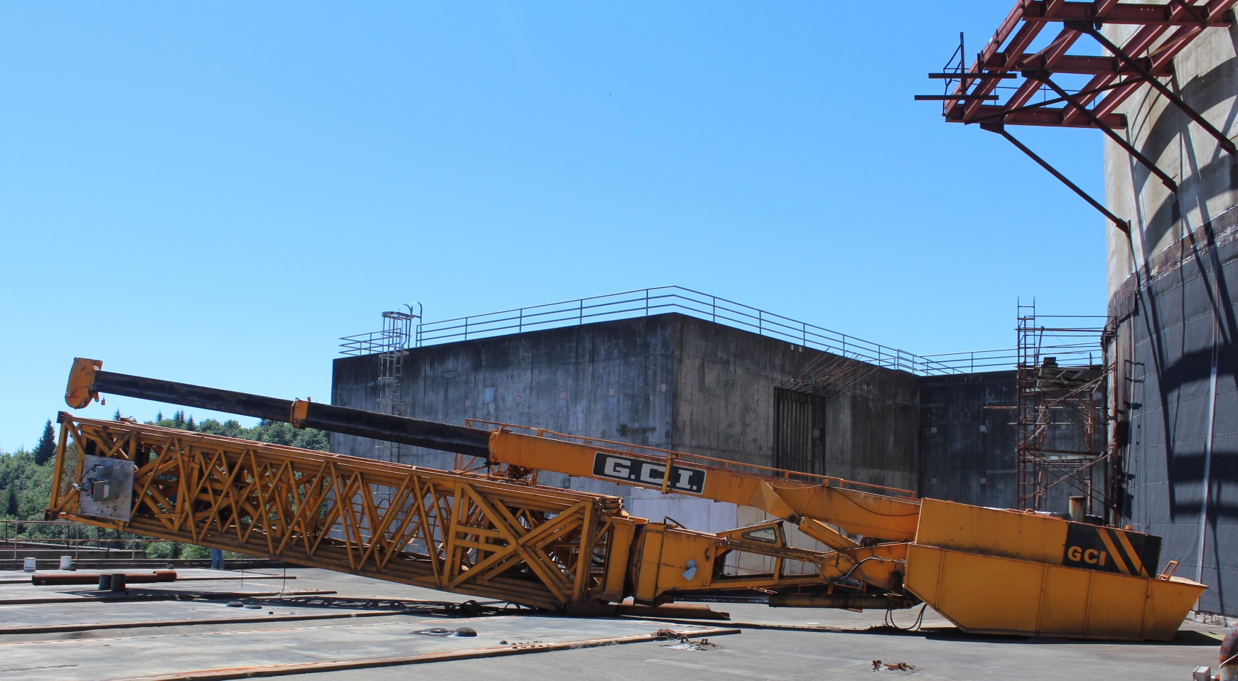 GCI Model 5400 30 Ton Capacity Tower Crane; Serial Number 1276; AC ...