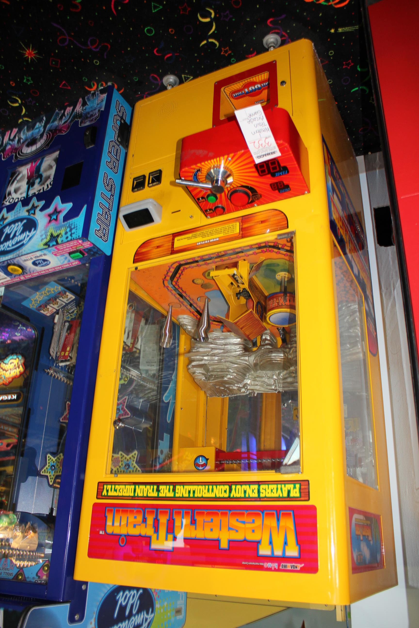 1X, WESTERN TRAIN ARCADE GAME **** CARD SWIPE SYSTEM & GAME PRIZES NOT ...