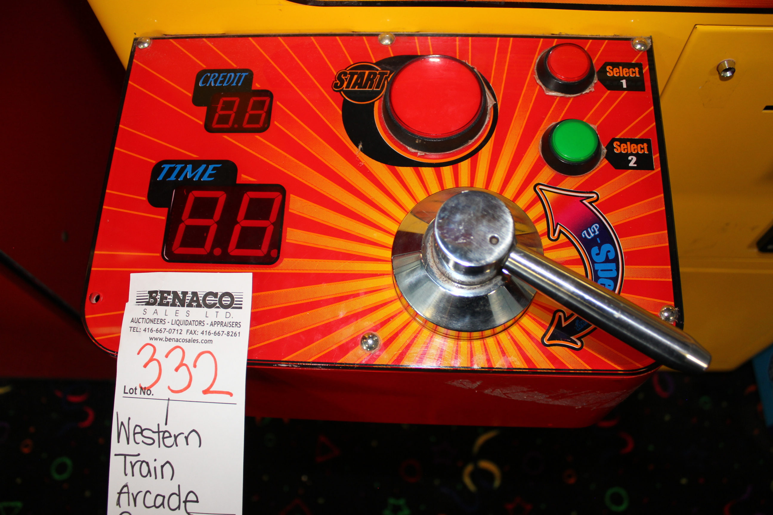 1X, WESTERN TRAIN ARCADE GAME **** CARD SWIPE SYSTEM & GAME PRIZES NOT ...