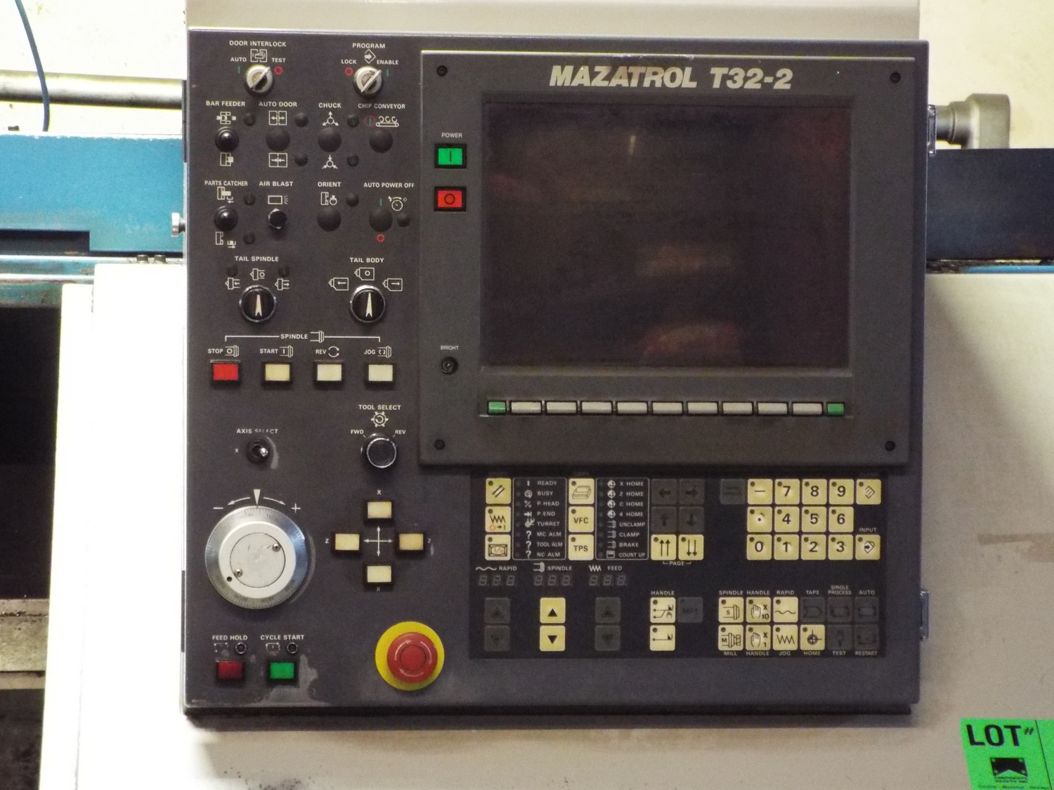 MAZAK QUICK TURN 28N CNC TURNING CENTER WITH MAZATROL T32-2 CNC CONTROL ...