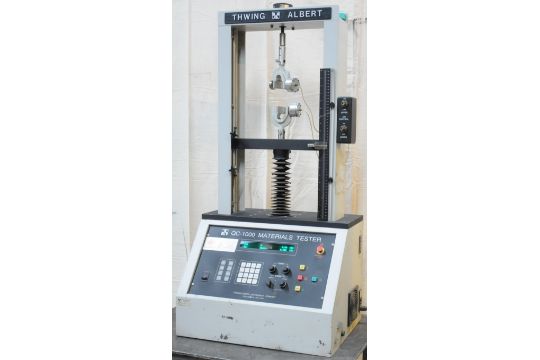 THWING ALBERT QC-1000 1265-100 DIGITAL TENSILE TESTER WITH RSC-2 50 KG ...