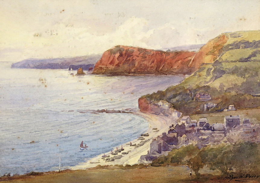 Arthur W. Perry (19/20th Century) Views of Sidmouth, Devon A pair, both ...