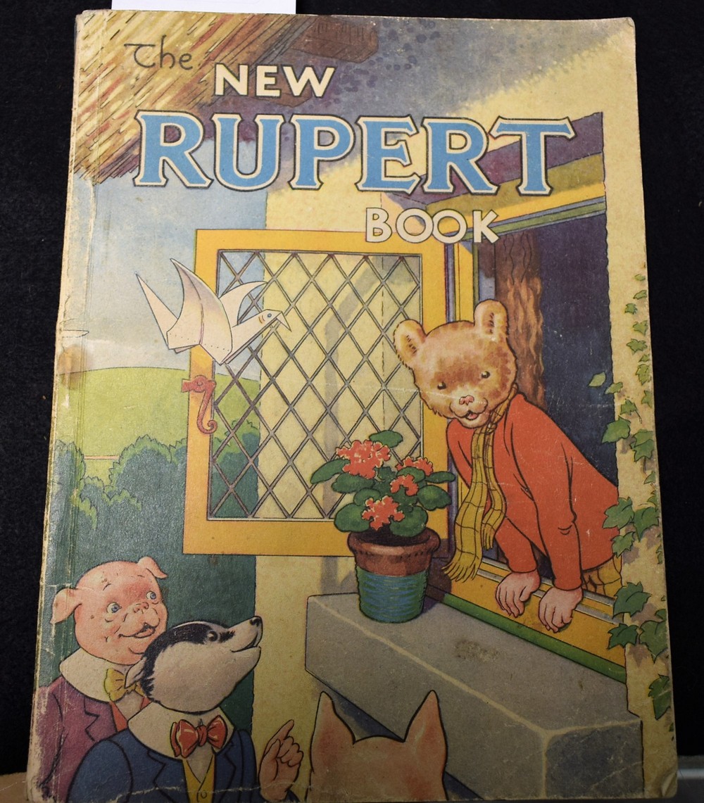 Books - a Rupert Bear annual, 1946, soft cover, unclipped,