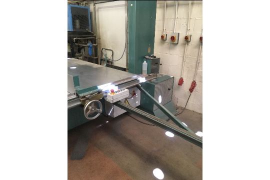 Hyma NSL-125 Vertical Foam Cutting BandsawBlade: 7950 x 15Serial no ...