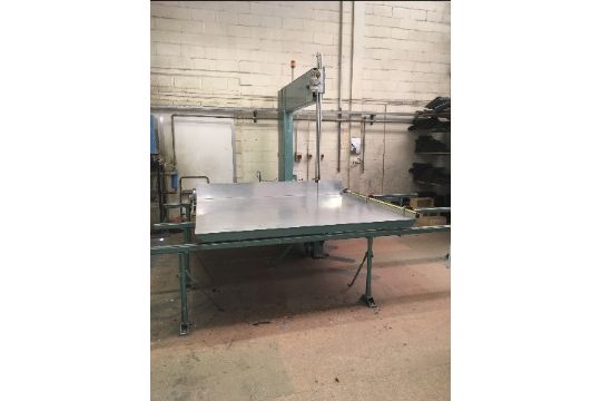 Hyma NSL-125 Vertical Foam Cutting BandsawBlade: 7950 x 15Serial no ...