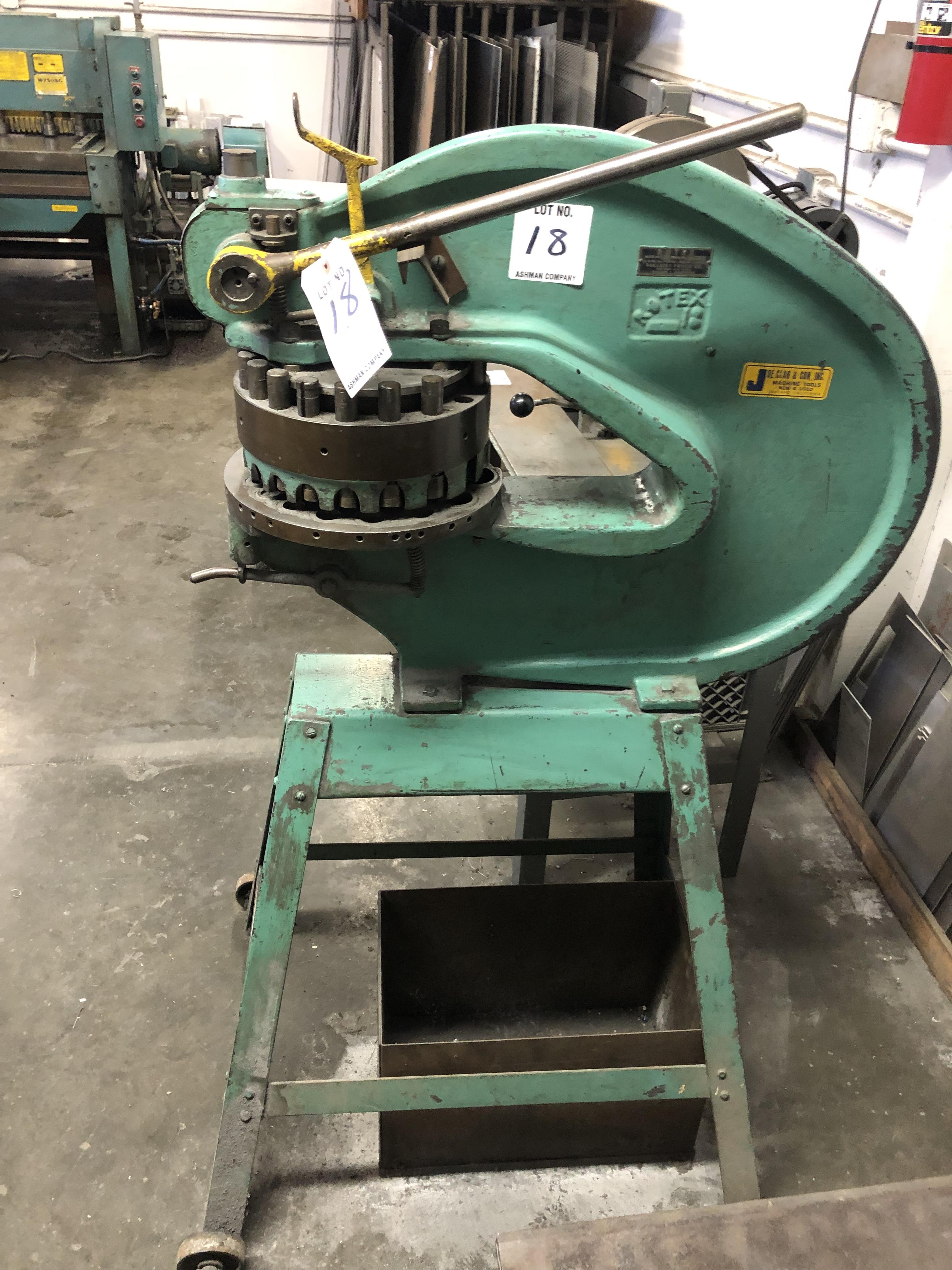 (1) rotex model 18 manual punch