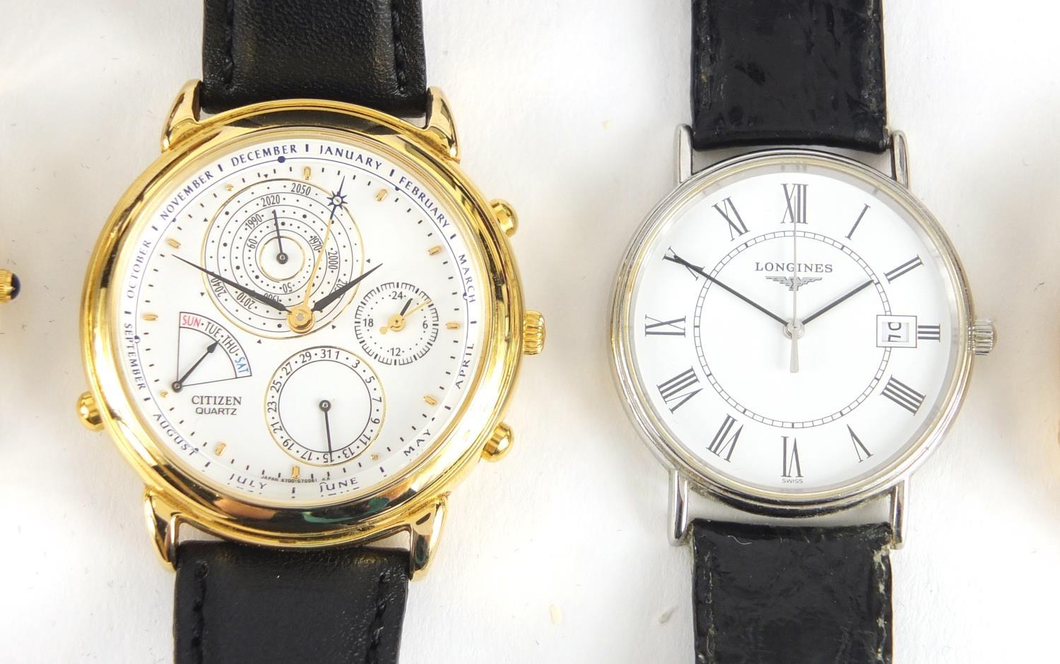 Gentleman's wristwatches including Brooks and Bentley MG, Rotary ...