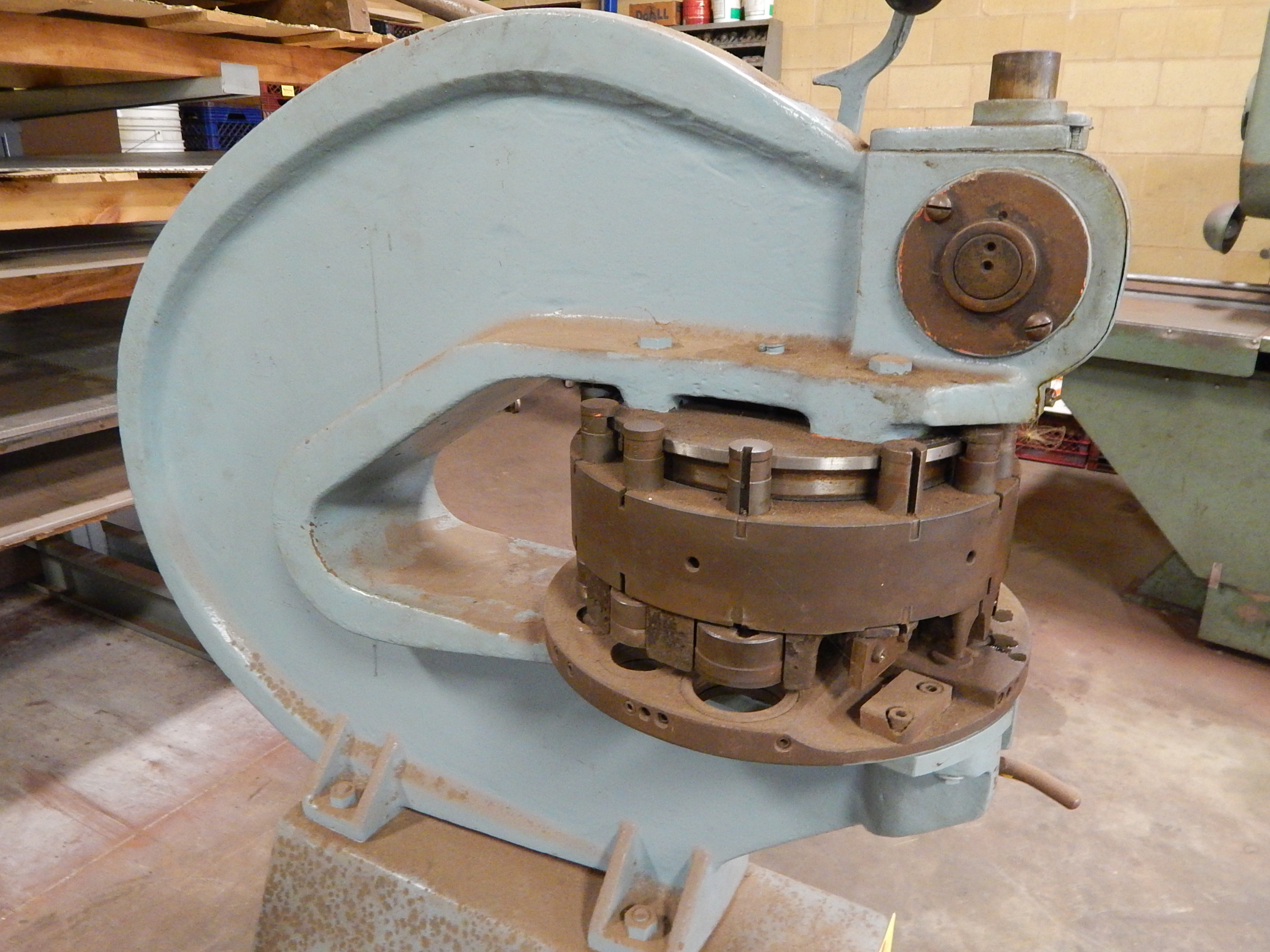 Rotex R18-AK57 Rotary Turret Punch, 18 Station Manual, s/n 12156, Misc ...